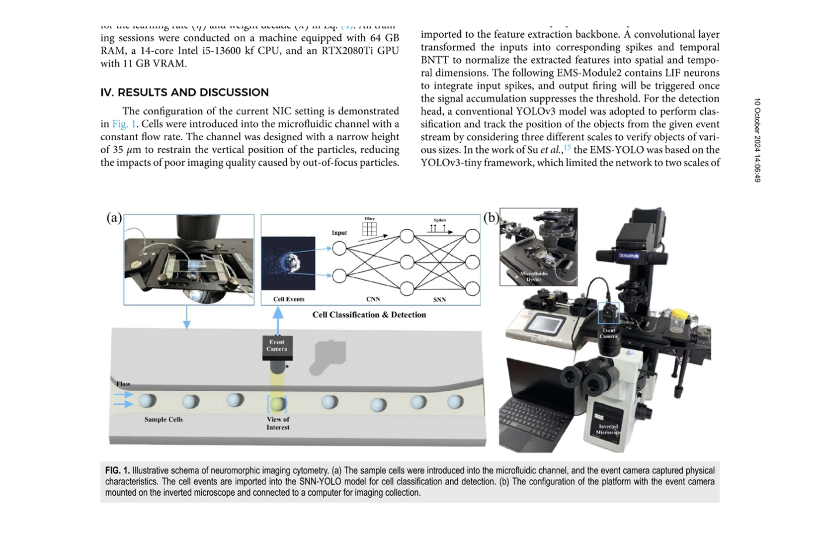 Cell detection with convolutional spiking neural network Cell detection with convolutional spiking neural network