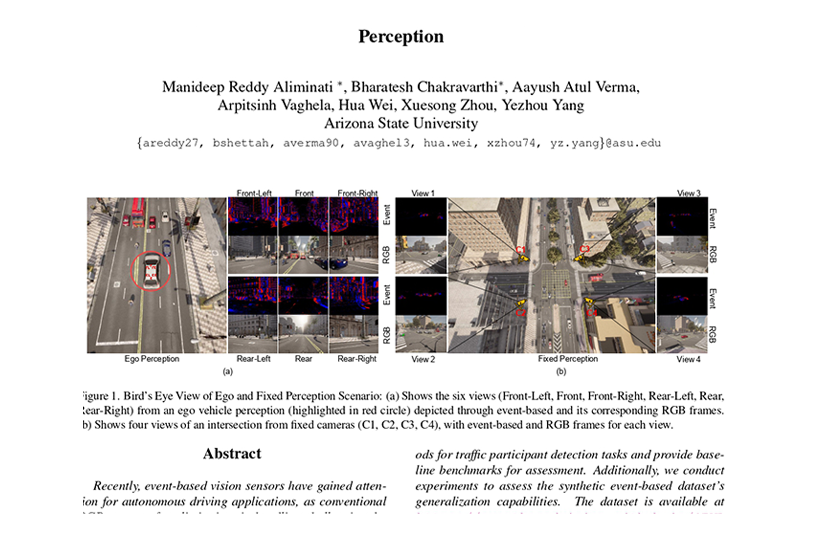 Synthetic Event-based Vision Dataset | Research